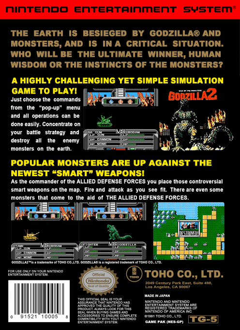 Acheter Godzilla 2 : War of the Monsters - Nintendo Entertainment ...
